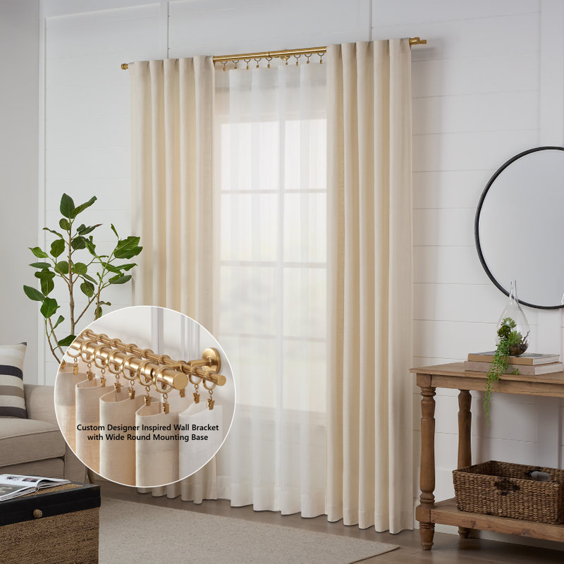 MODE Cambria® Designer Series, Premium 1-1/8 in Larger Dia with 5/8 in back rod, Non-Adjustable ...